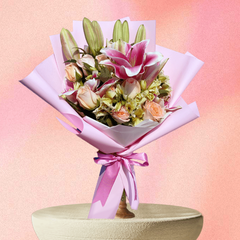 Ramo Lirios Rose - Arreglos Florales - Florería Epifany